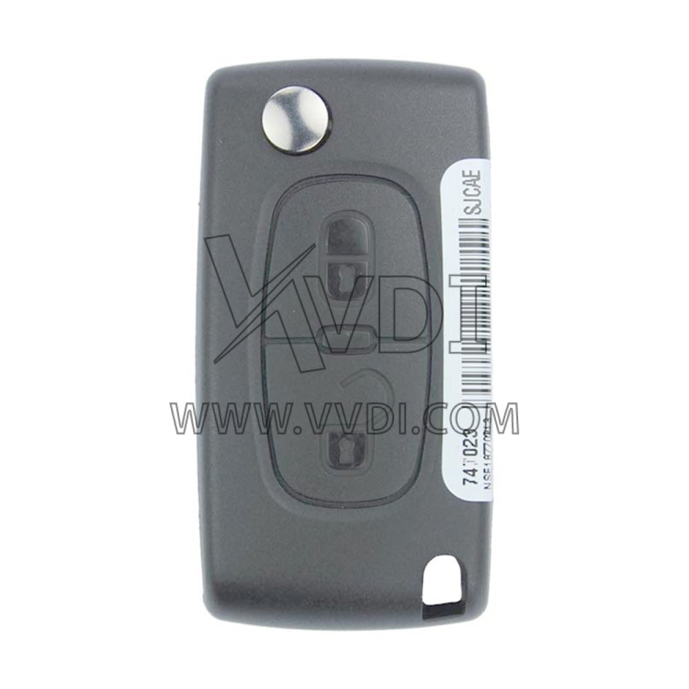 Peugeot 308 2 Buttons Genuine Flip Remote Key
