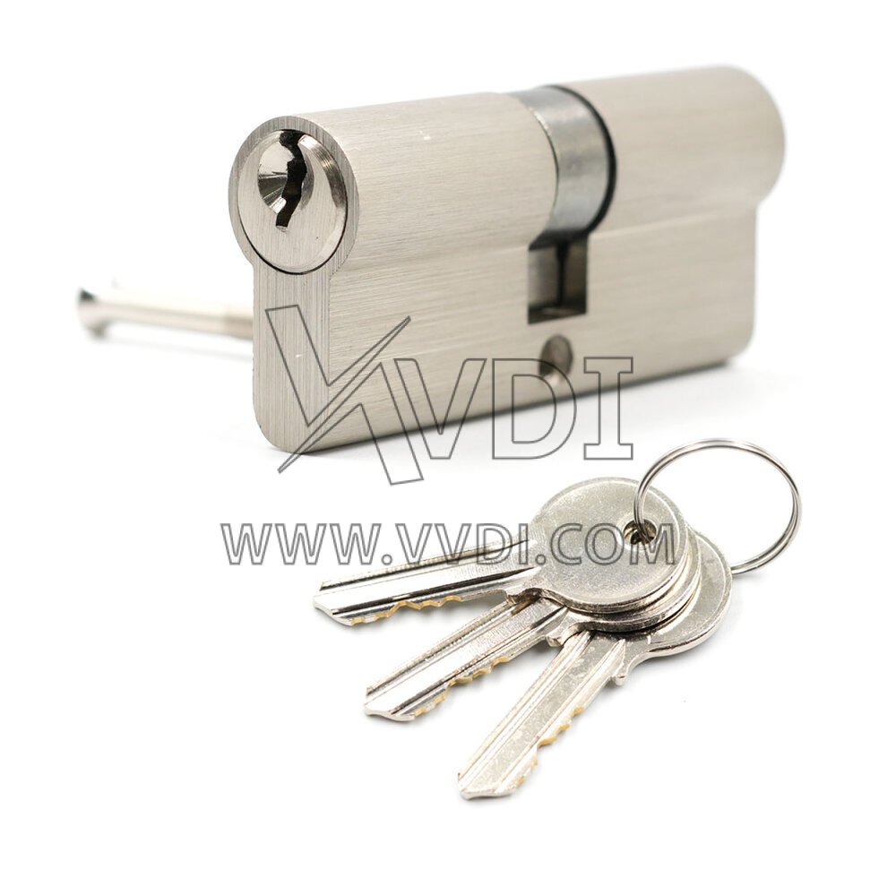VD20014-Full Zinc Cylinder,3 Brass Normal Keys, Key SN Size 70mm | VVDI