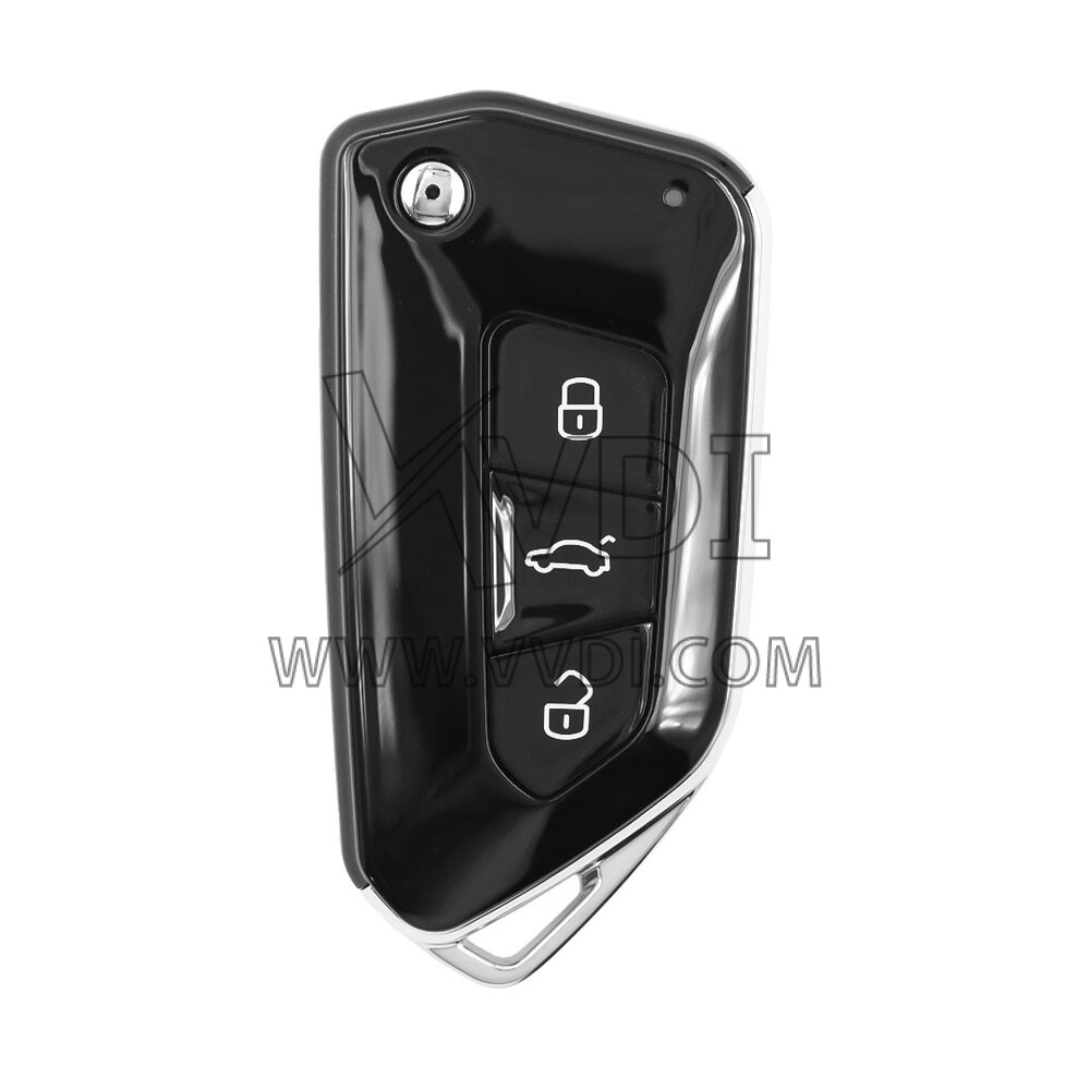 VD20238-Volkswagen VW UDS Modified Flip Remote Key Shell 3 Buttons | VVDI