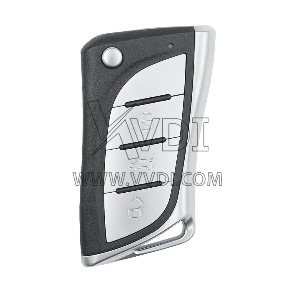 VD20392-Xhorse Keydiy Lexus Type Flip Remote Key Shell 3 Buttons | VVDI