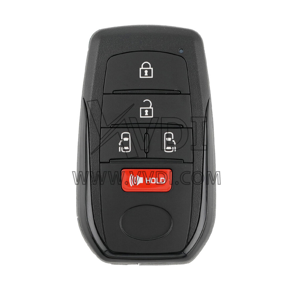 VD24671-Toyota Sienna Smart Remote Key Shell 4+1 Buttons BA Type | VVDI