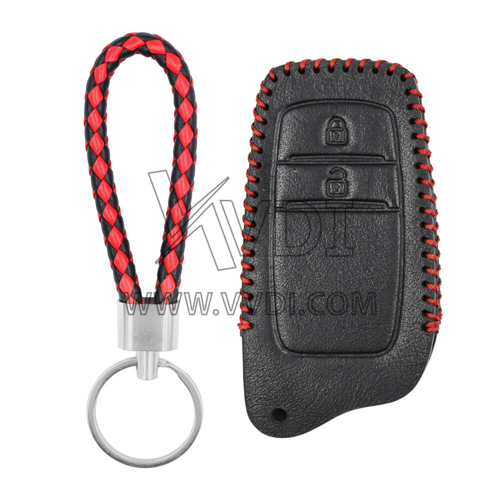 VD3409-Leather Case For Toyota Hilux Smart Remote Key 2 Buttons | VVDI