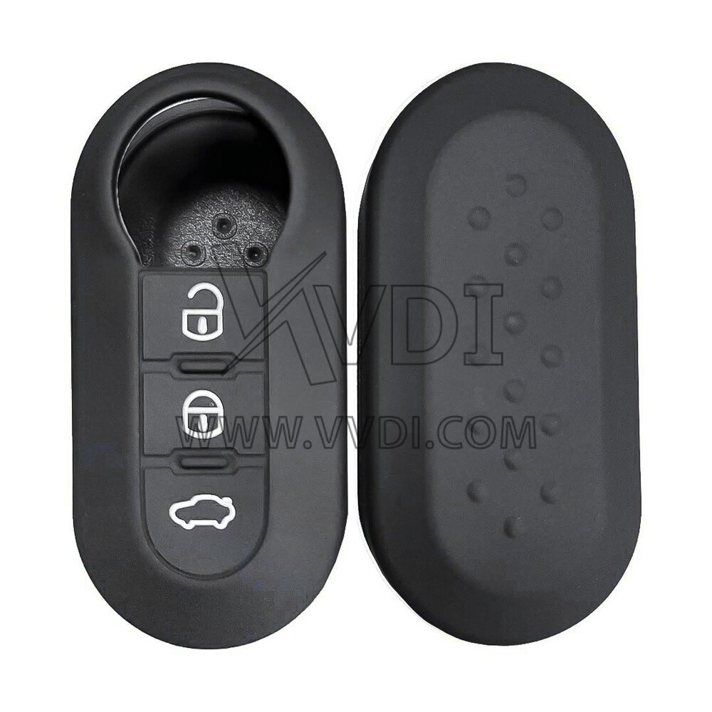 VD1480-Silicone Case For Fiat Ducato Flip Remote Key 3 Buttons | VVDI