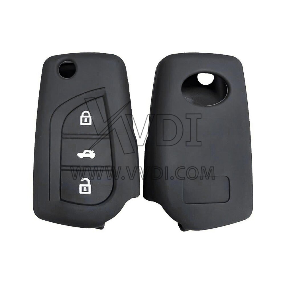 VD1264-Silicone Case For Toyota Flip Remote Key 3 Buttons | VVDI