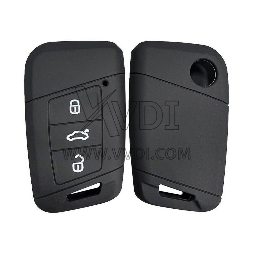 VD1514-Silicone Case For Volkswagen Smart Remote Key 3 Buttons | VVDI