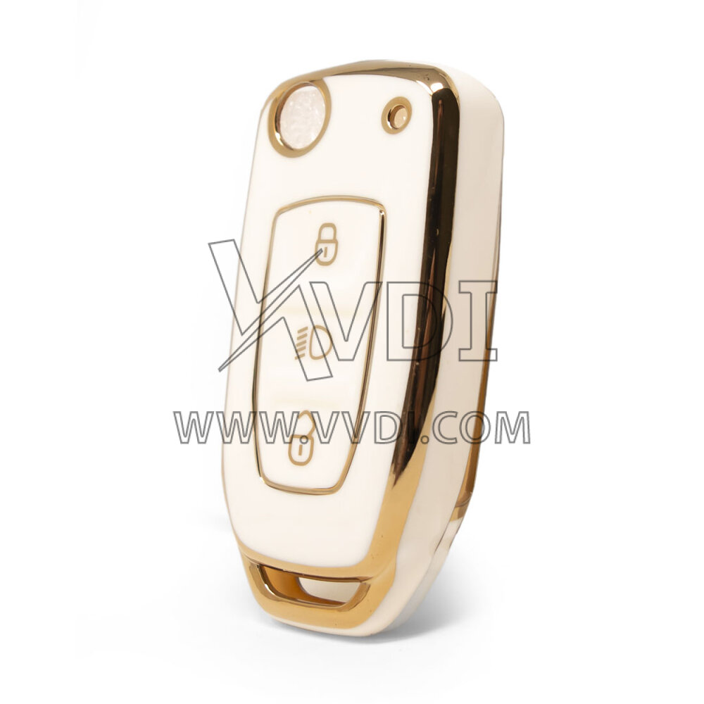 VD20692-Nano Cover For TATA Flip Remote Key 3 Button White TATA-B11J | VVDI