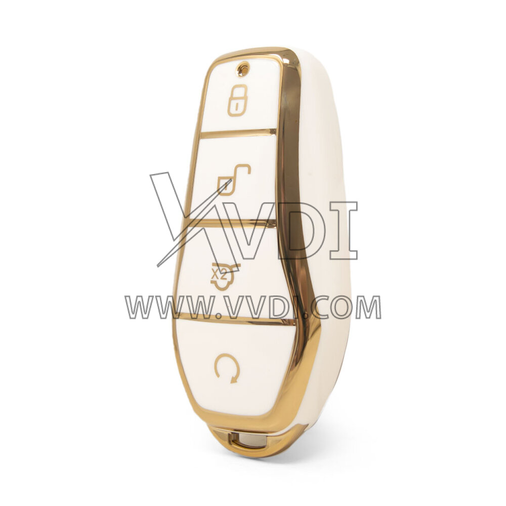 VD20784-Nano Cover For BYD Remote Key 4 Buttons White BYD-D11J | VVDI