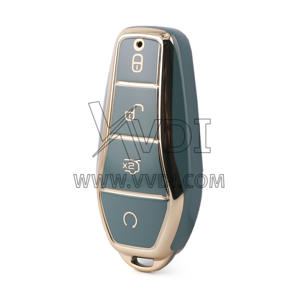 VD20785-Nano Cover For BYD Remote Key 4 Buttons Gray BYD-D11J | VVDI