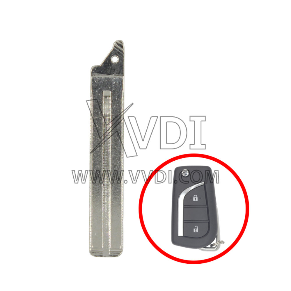Toyota Hilux Remote Key Blade 2016