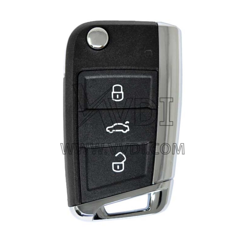 VW Polo Flip Remote Key Shell HU162 Blade | vvdi