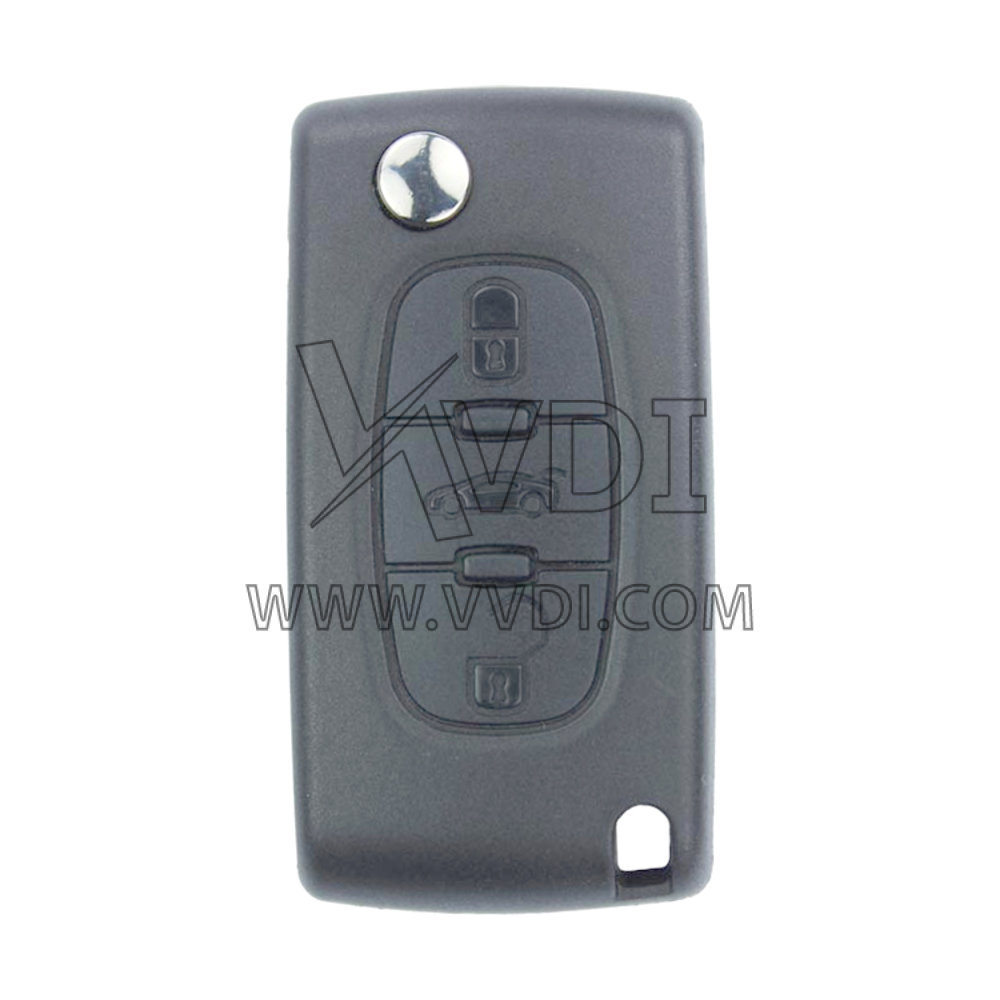 Peugeot 407 3 Buttons Flip Remote Key Cover