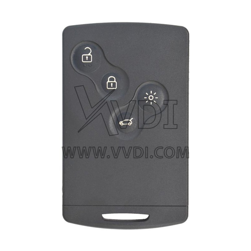 Renault Clio4 Captur 2016 4 Buttons 433MHz Smart Card Proximity Key | VVDI
