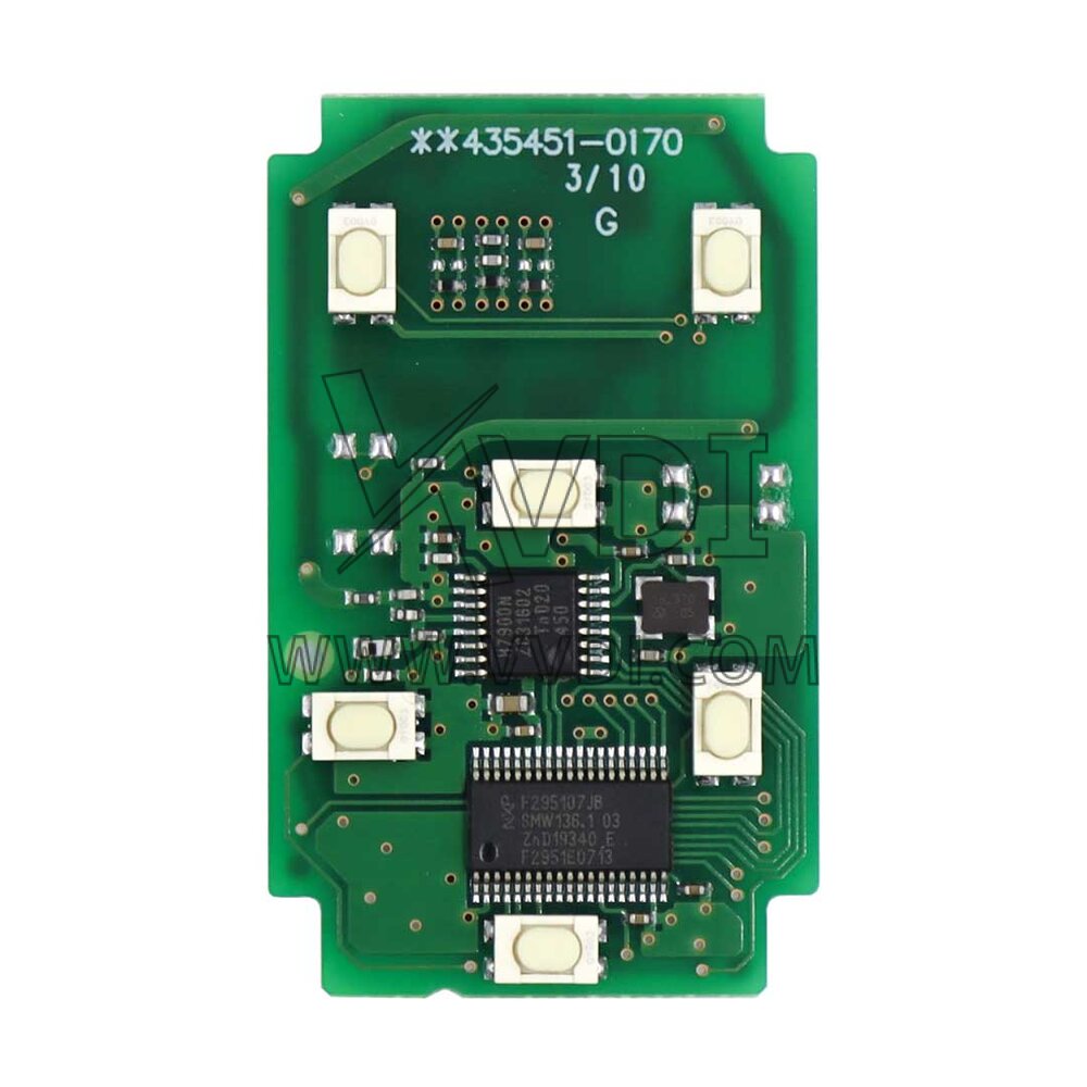 VD4622-Chevrolet Original Remote PCB 6 Buttons 315MHz 13508278 | VVDI