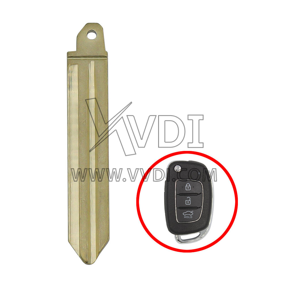 VD6542-Hyundai Elantra 2016-2017 Flip Remote Key Blade | VVDI