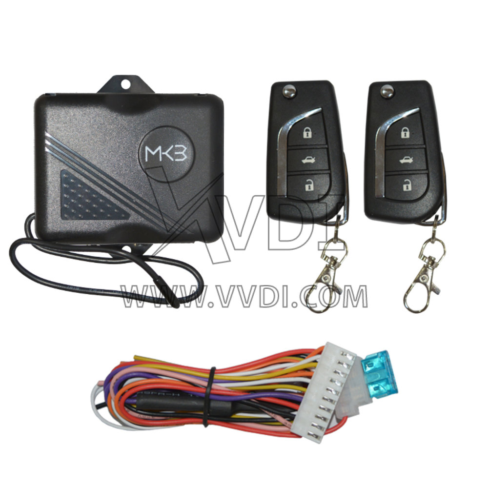 Keyless Entry System Toyota Type 3 Buttons Flip Remote Key NK370 Model