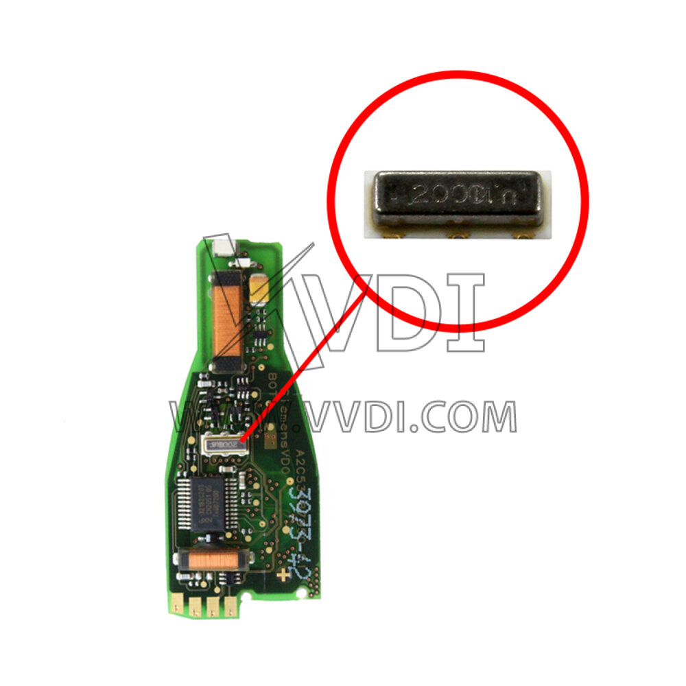 VD9114-Mercedes Smart Remote Key Crystal| VVDI
