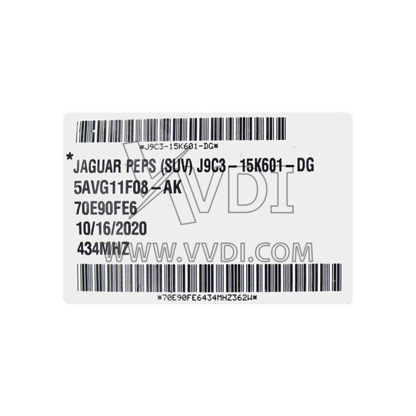 VD13669-Jaguar 2019 Genuine Smart Remote Key | VVDI