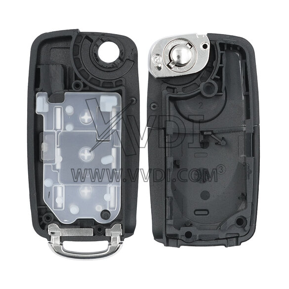 VD20391-Xhorse Keydiy Volkswagen UDS Type Flip Remote Key Shell 3 ...