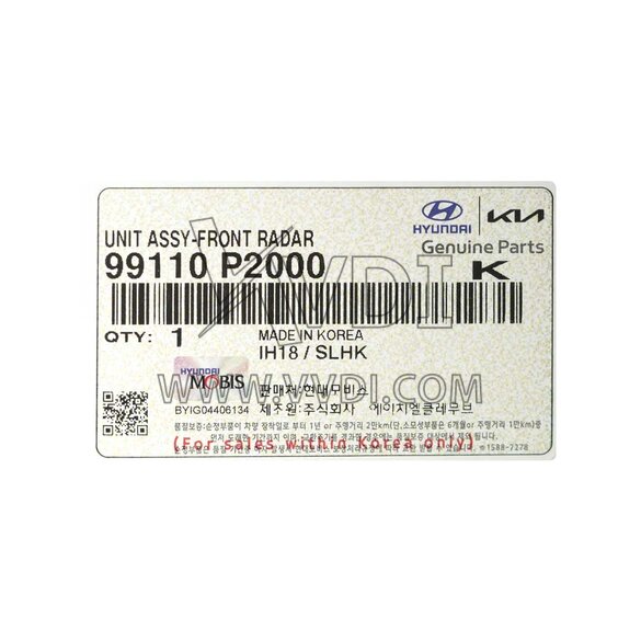 VD20415-Kia Sorento Unit Assy Front Radar 991| VVDI