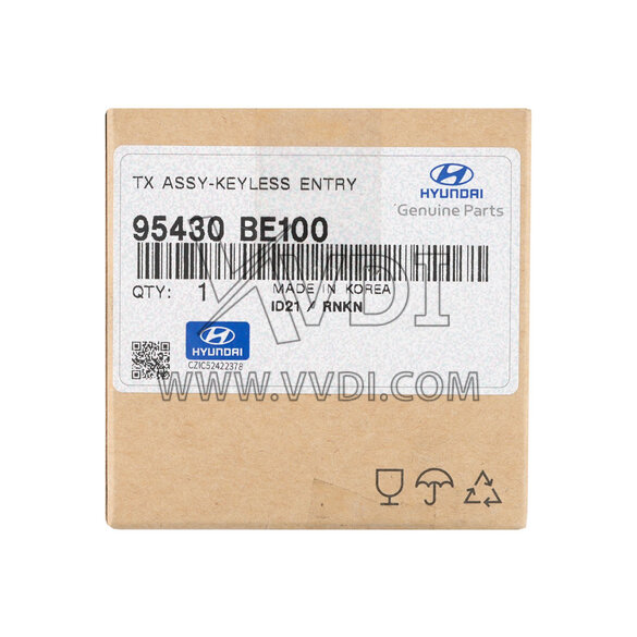 VD22645-Hyundai Kona Genuine Flip Remote Key 95430-BE100 | VVDI
