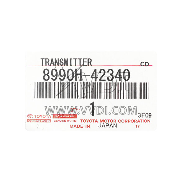 VD22685-Toyota Rav4 Genuine Smart Remote Key 8990H-42340 | VVDI