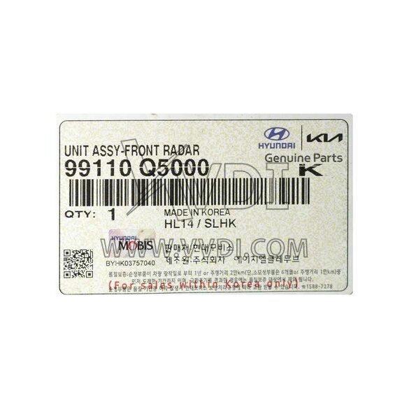 VD22691-Kia Seltos Unit Assy Front Radar 99110-Q5000 | VVDI