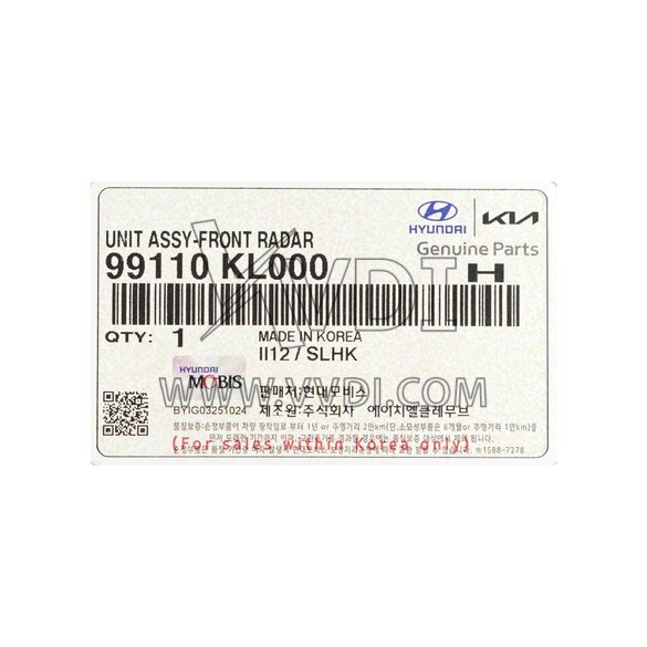VD23118-Hyundai Ioniq Unit Assy Front Radar 99110-KL000 | VVDI