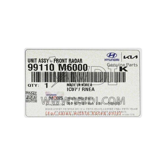 VD23121-Kia Forte Genuine Unit Assy Front Radar 99110-M6000 | VVDI