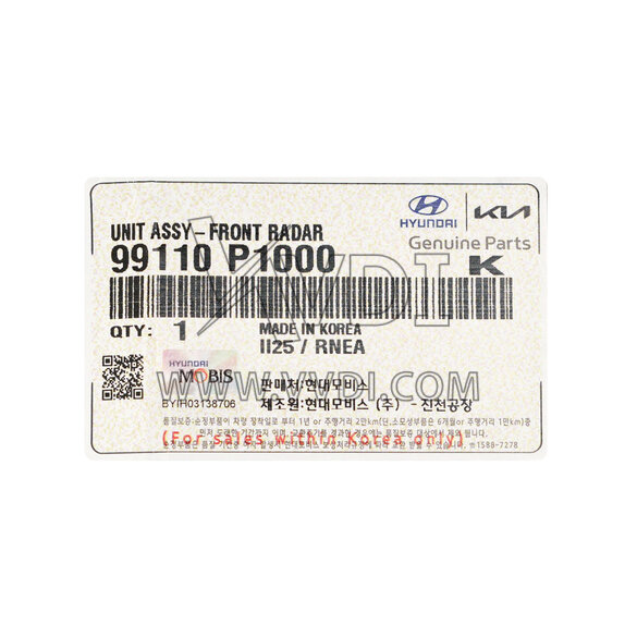 VD23153-Kia Genuine Unit Assy Front Radar 99110-P1000 | VVDI