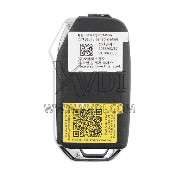 VD23178-Kia Seltos Original Flip Remote Key 95430-Q6500 | VVDI