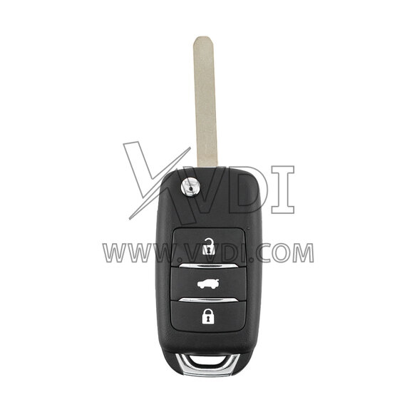 VD23683-Changan E-Star Original Flip Remote Key 3 Buttons 433Mhz | VVDI