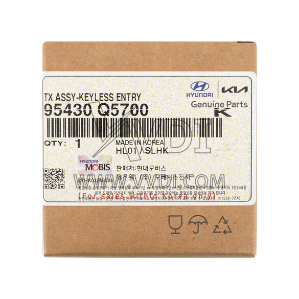 VD23965-KIA Seltos 2023 Genuine Flip Remote Key 95430-Q5700 | VVDI