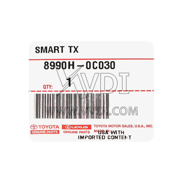 VD24574-Toyota Sequoia Tacoma 2023 Genuine Sm| VVDI