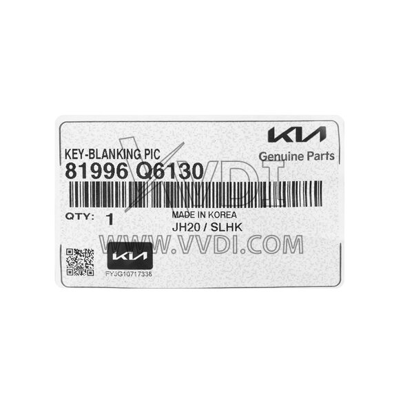 VD24586-Kia Seltos Genuine Smart Remote Key Blade 81996-Q6130 | VVDI
