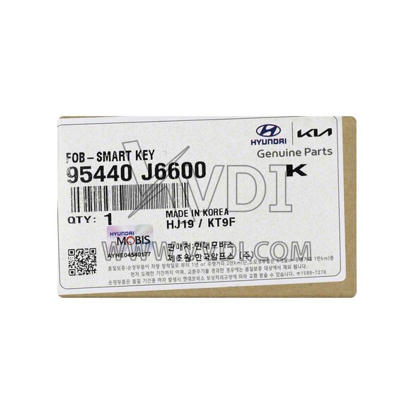 VD2463-Kia Genuine Smart Remote Key 3+1 Buttons 433MHz 95440-J6600 | VVDI