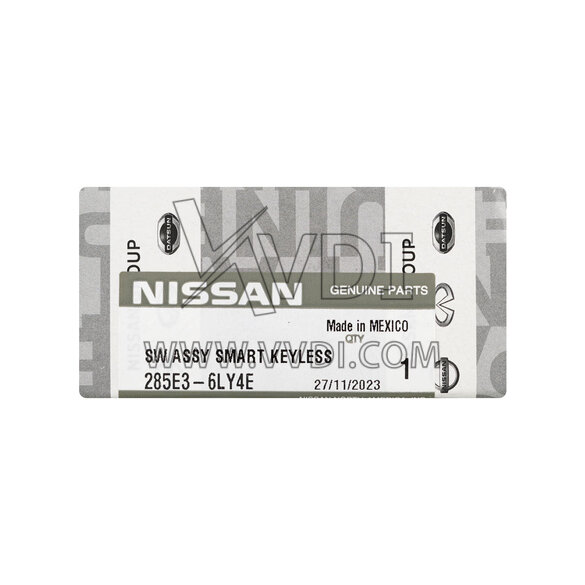 VD24657-Nissan Sentra / Almera Genuine Smart Remote Key 285E3-6LY4E ...