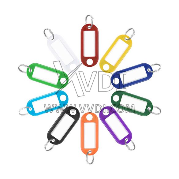 VD2568-Plastic Key Label Colorful Tags 200 PC| VVDI
