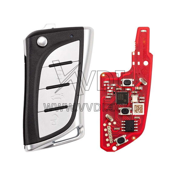 VD26761-Xhorse Wire Flip Remote Key 3 Button Lexus Type XKLEX5EN | VVDI