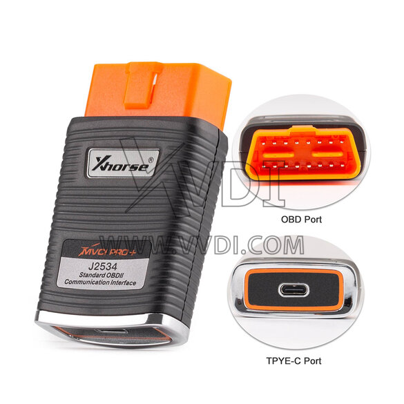 VD27466-Xhorse XDMVJPGL MVCI PRO+ J2534 Vehicle Diagnosis Programming ...