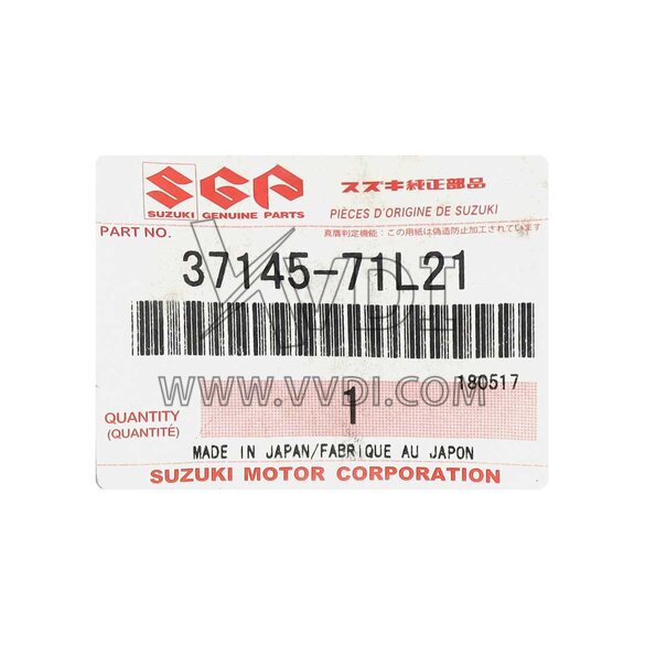 VD3017-Suzuki Swift Genuine Remote Key 2 Button 433MHz 37145-71L21 | VVDI