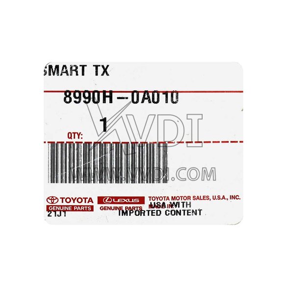 MK3168-Toyota Corolla Cross Genuine Smart Remote Key 8990H-0A010 | VVDI