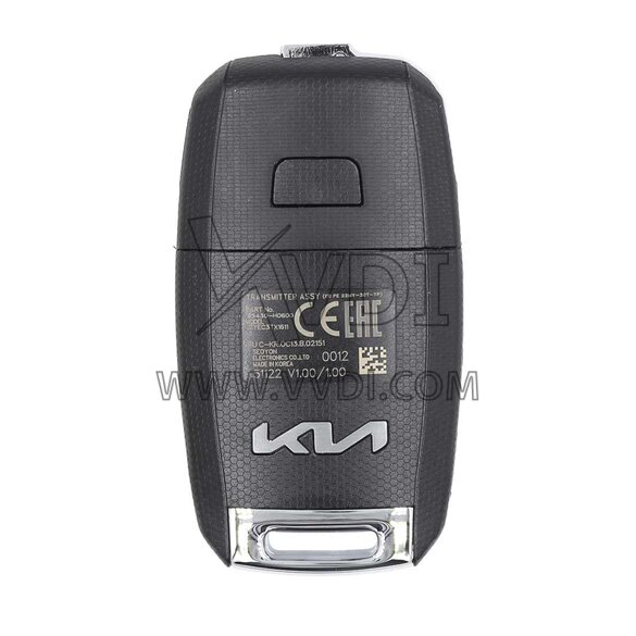 VD3195-KIA Rio 2021 Genuine Flip Remote Key 3 Buttons 95430-H0600 | VVDI