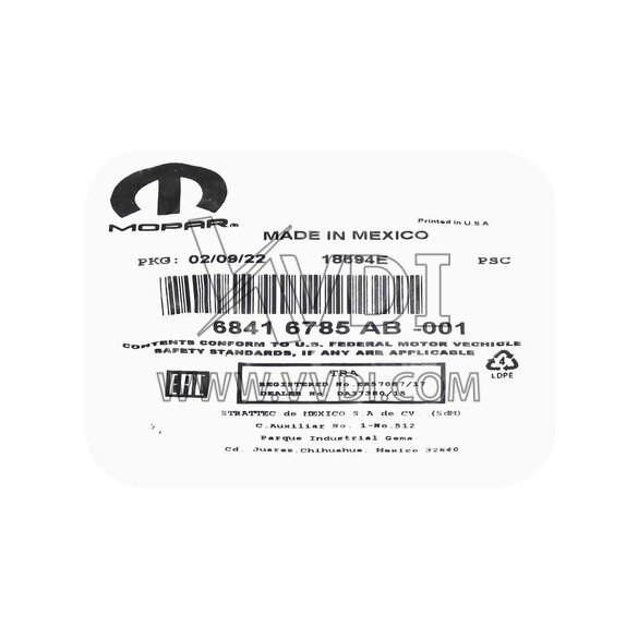 VD14085-Jeep Wrangler 2018-2025 Genuine Flip | VVDI