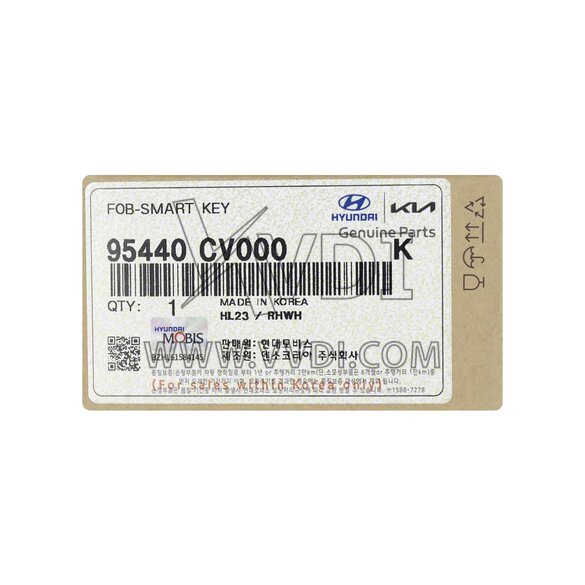 VD4586-Kia EV6 2022 Genuine Smart Remote Key 95440-CV000 | VVDI