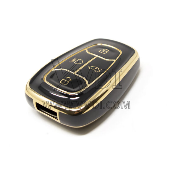 VD20687-Nano Cover For TATA Remote Key 4 Button Black TATA-A11J | VVDI
