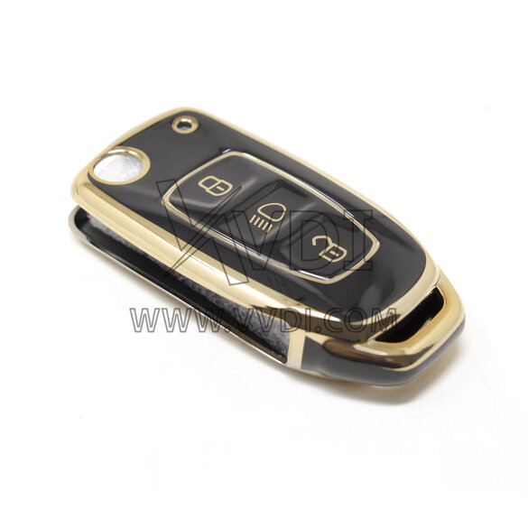 VD20691-Nano Cover For TATA Flip Remote Key 3 Button Black TATA-B11J | VVDI