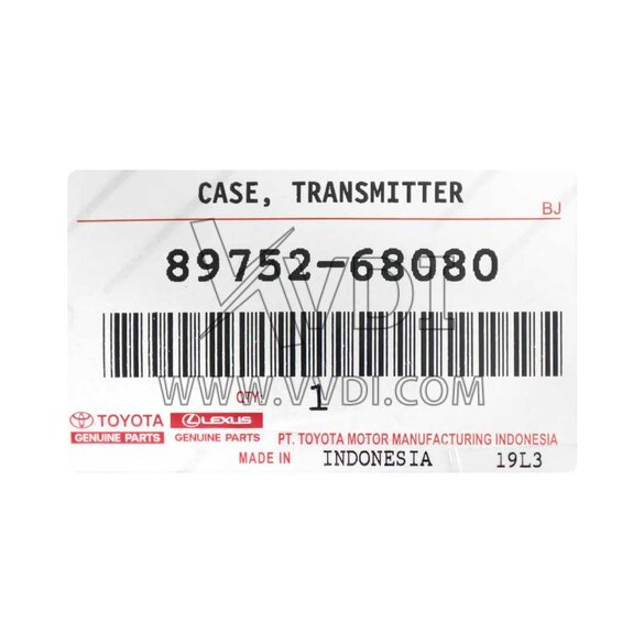 VD1128-Toyota Yaris 2014 Remote Key Shell 89752-68080 | VVDI