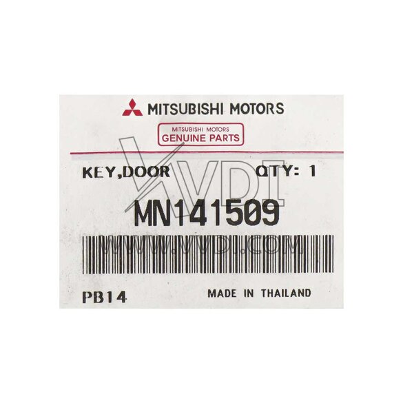 Mitsubishi L200 Remote Key 2 Button 433MHz MN141509| VVDI