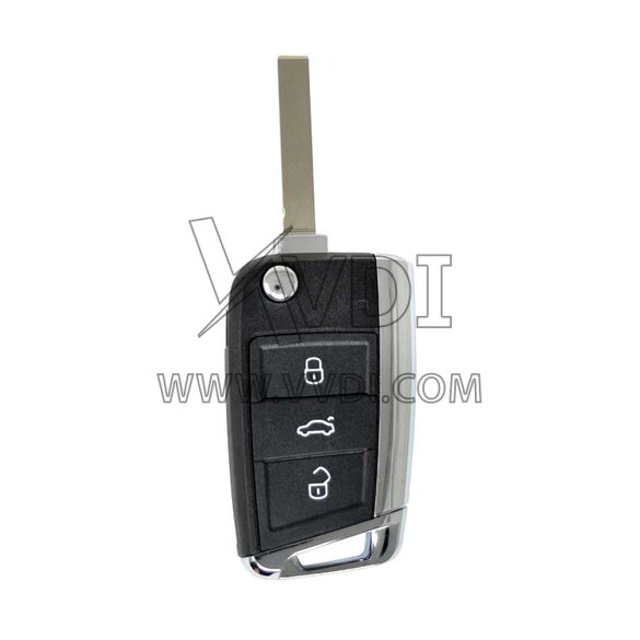 VW Polo Flip Remote Key Shell HU162 Blade | vvdi