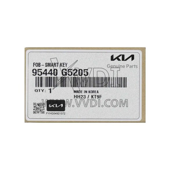 VD4589-KIA Niro 2022 Genuine Smart Remote Key 95440-G5205 | VVDI